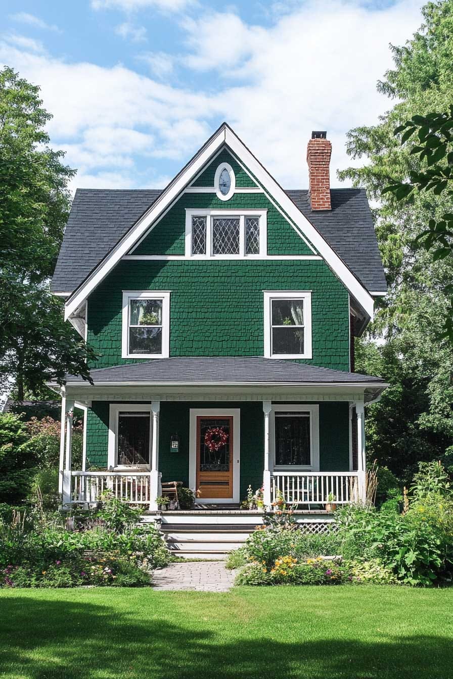 Green House Ideas: Stunning Shades and Styles That Bring Nature Home ...