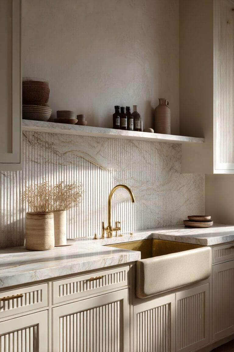 Stone and Clay Kitchen Backsplashes Everyone Is Pinning Right Now ...