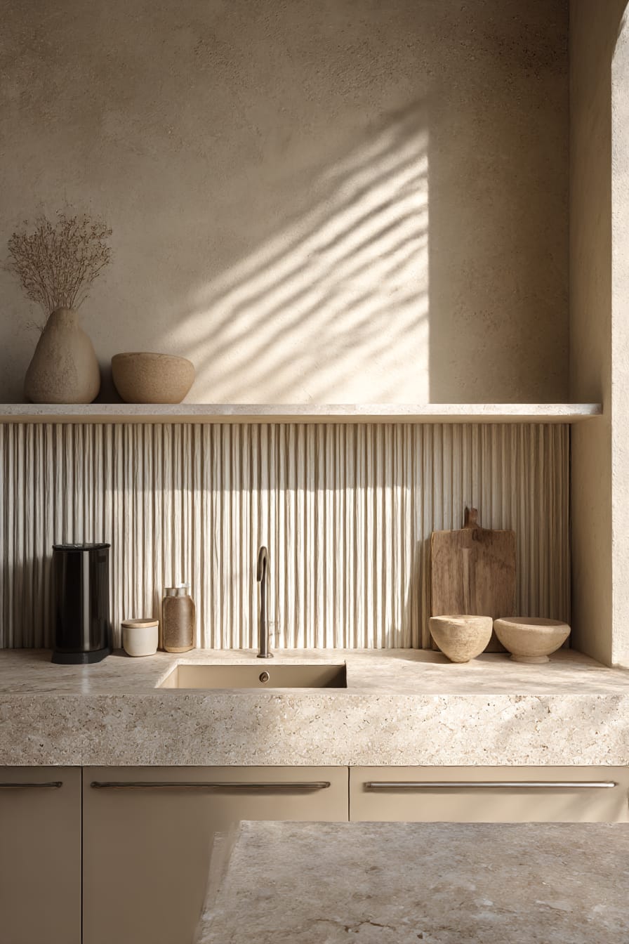 Stone and Clay Kitchen Backsplashes Everyone Is Pinning Right Now ...