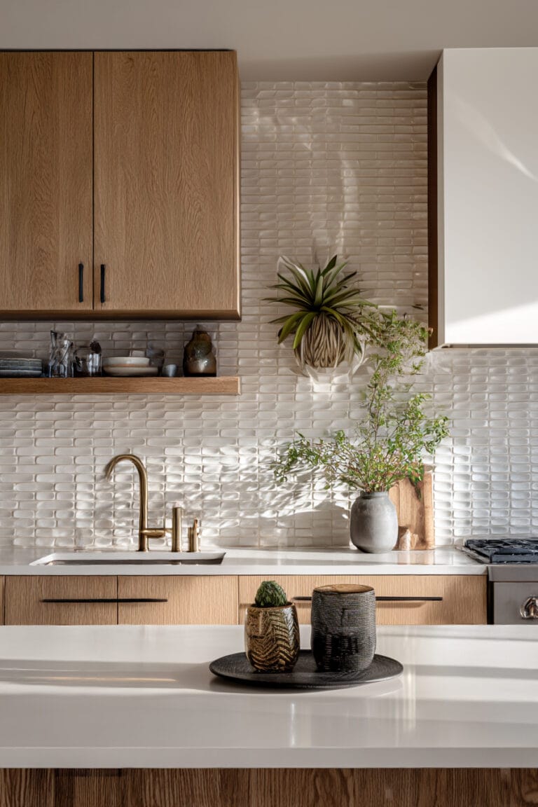 Kitchen Stone and Clay Backsplashes That Feel Warm, Textured, and ...