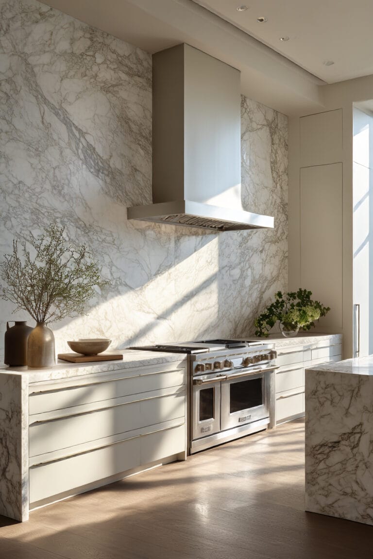 Kitchen Stone and Clay Backsplashes That Feel Warm, Textured, and ...