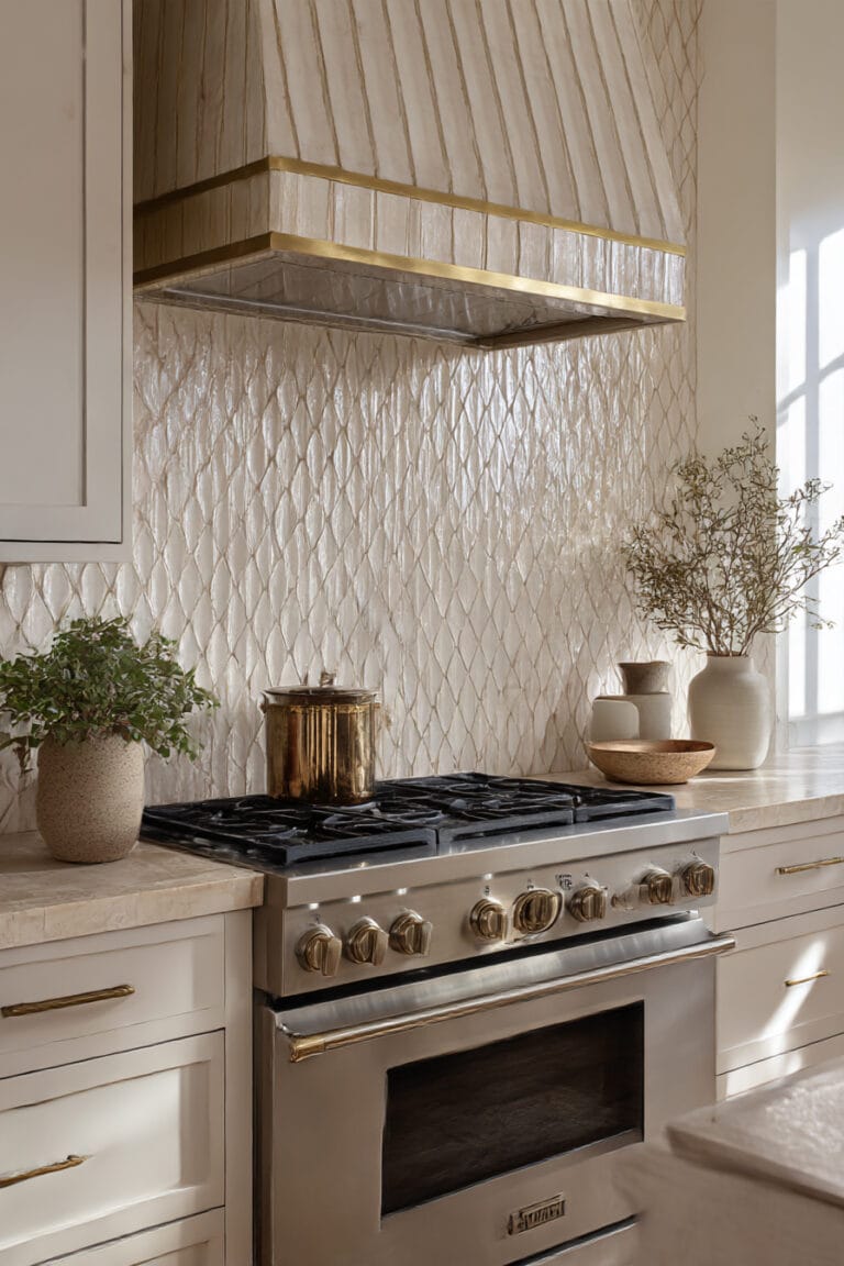 Kitchen Stone and Clay Backsplashes That Feel Warm, Textured, and ...